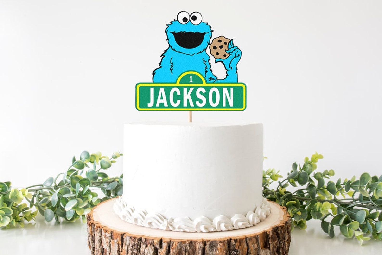 Personalized Street Sign Cake Topper for Birthday Party - Etsy