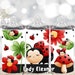 Cute Ladybug Sippy Cup Design, Personalized 12oz Sippy Cup Sublimation ...