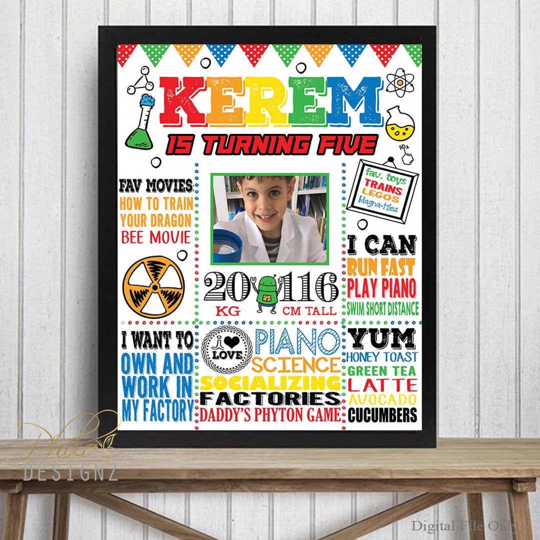 Science Party Lab Sign, Printable Science Sign, Science Lab Birthday ...