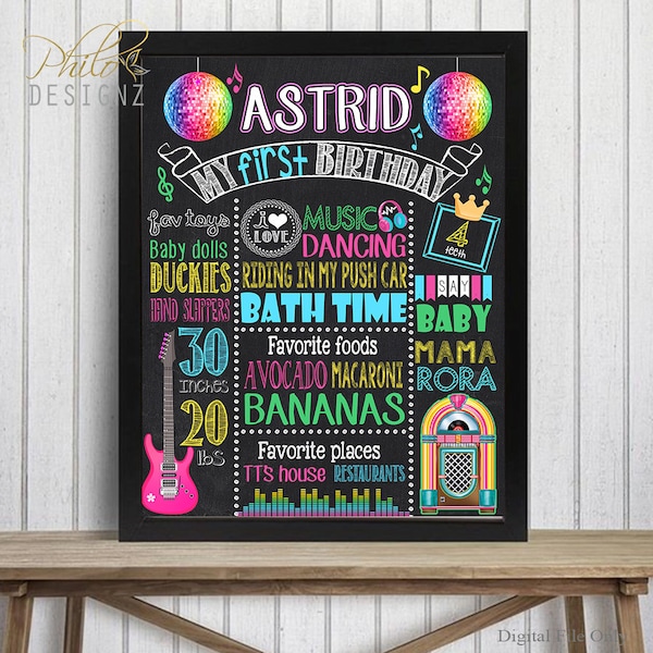 Neon Chalkboard - Etsy