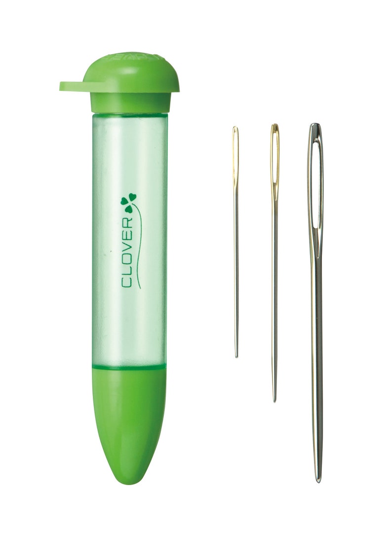 Clover Chibi Darning Needle Set Yarn Needle Set Green Chibi - Etsy