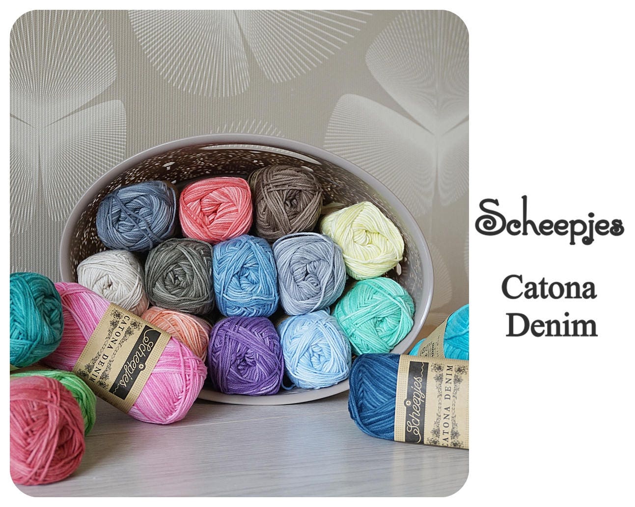 Scheepjes Catona Denim Cotton Yarn Amigurumi Yarn Ready - Etsy UK