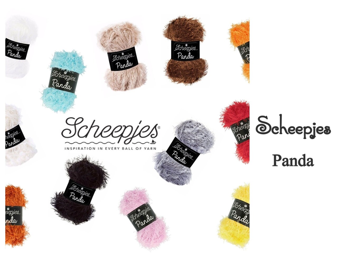 Scheepjes Panda Fur Yarn Ready to Ship Crochet Yarn | Etsy