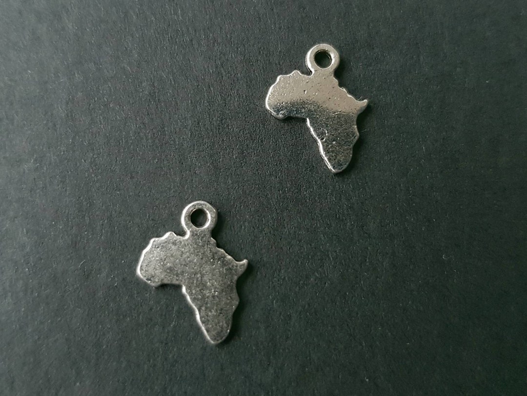 RESERVED ERICA Africa Charms - 10 Pcs - Etsy