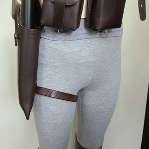 Leather Holster and Pouches for Westar 35 - Cosplay Mando Costume - Etsy