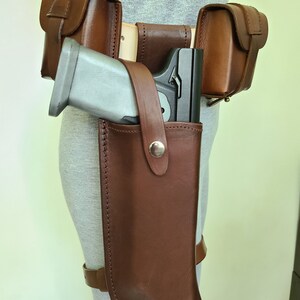 Leather Holster and Pouches for Westar 35 - Cosplay Mando Costume - Etsy