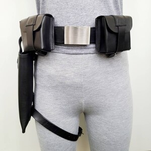 Leather Holster and Pouches for Westar 35 - Cosplay Mando Costume - Etsy