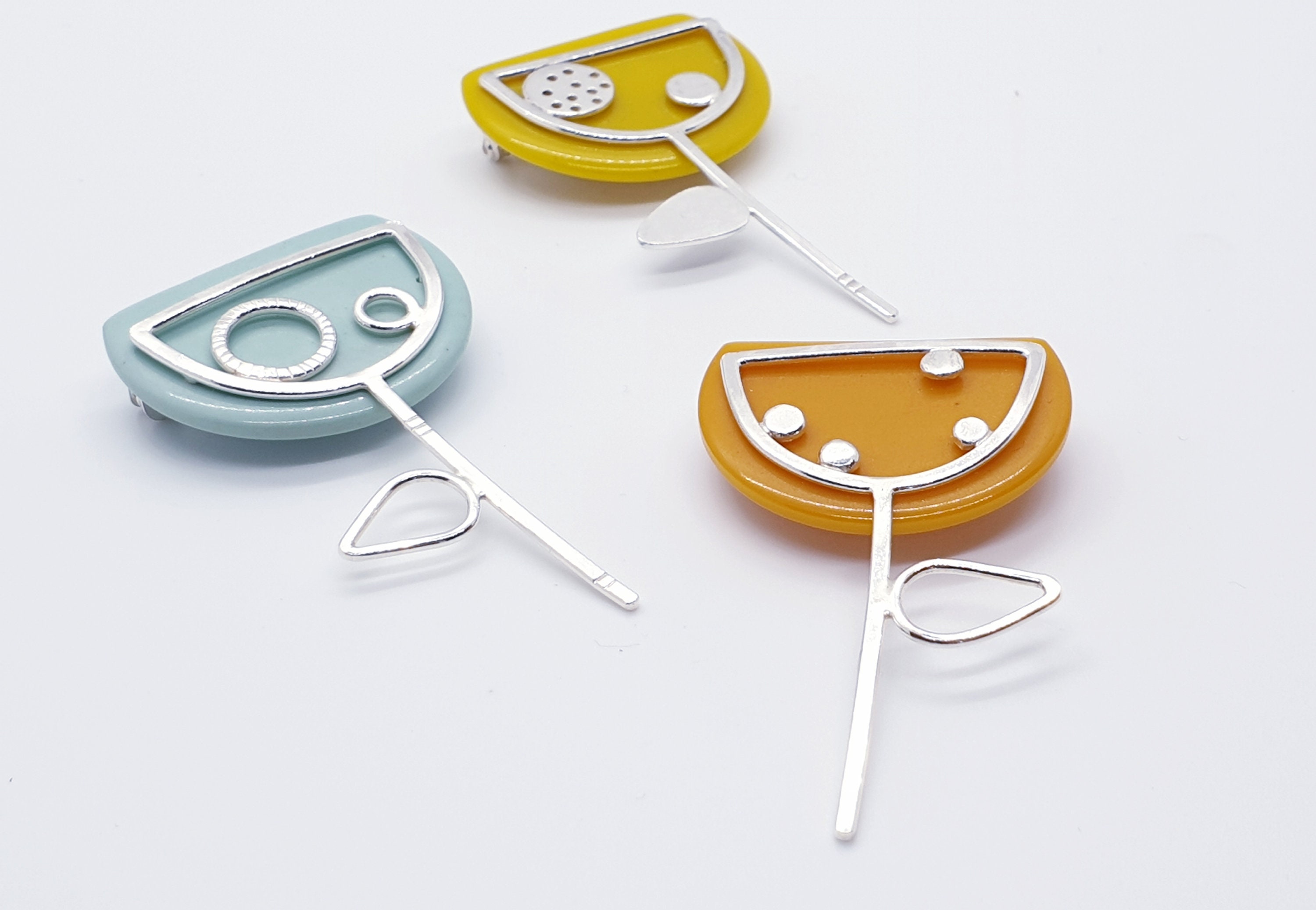 Silver Tulip Pin — Charlotte Whitmore Jewellery