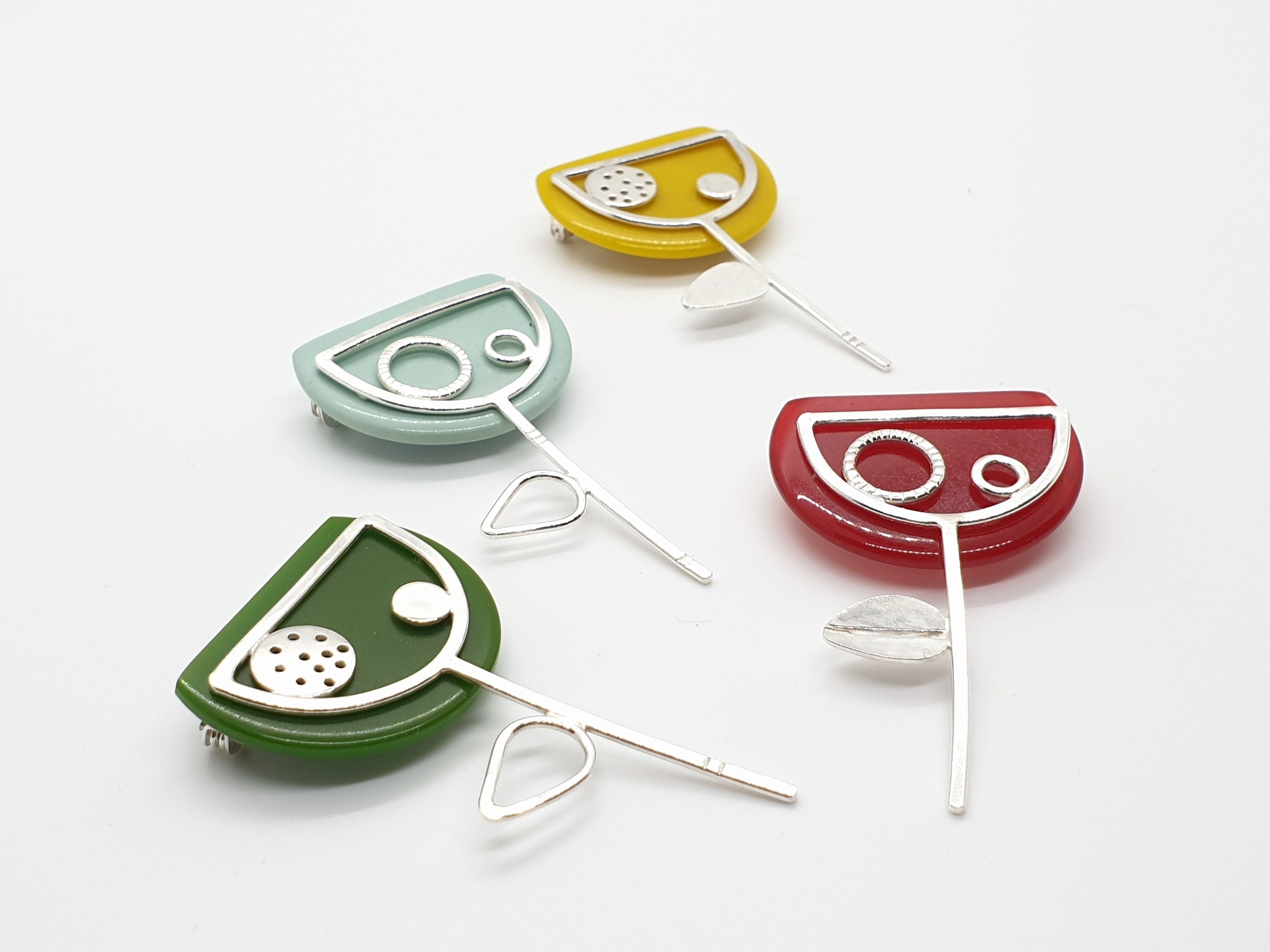 Silver Tulip Pin — Charlotte Whitmore Jewellery