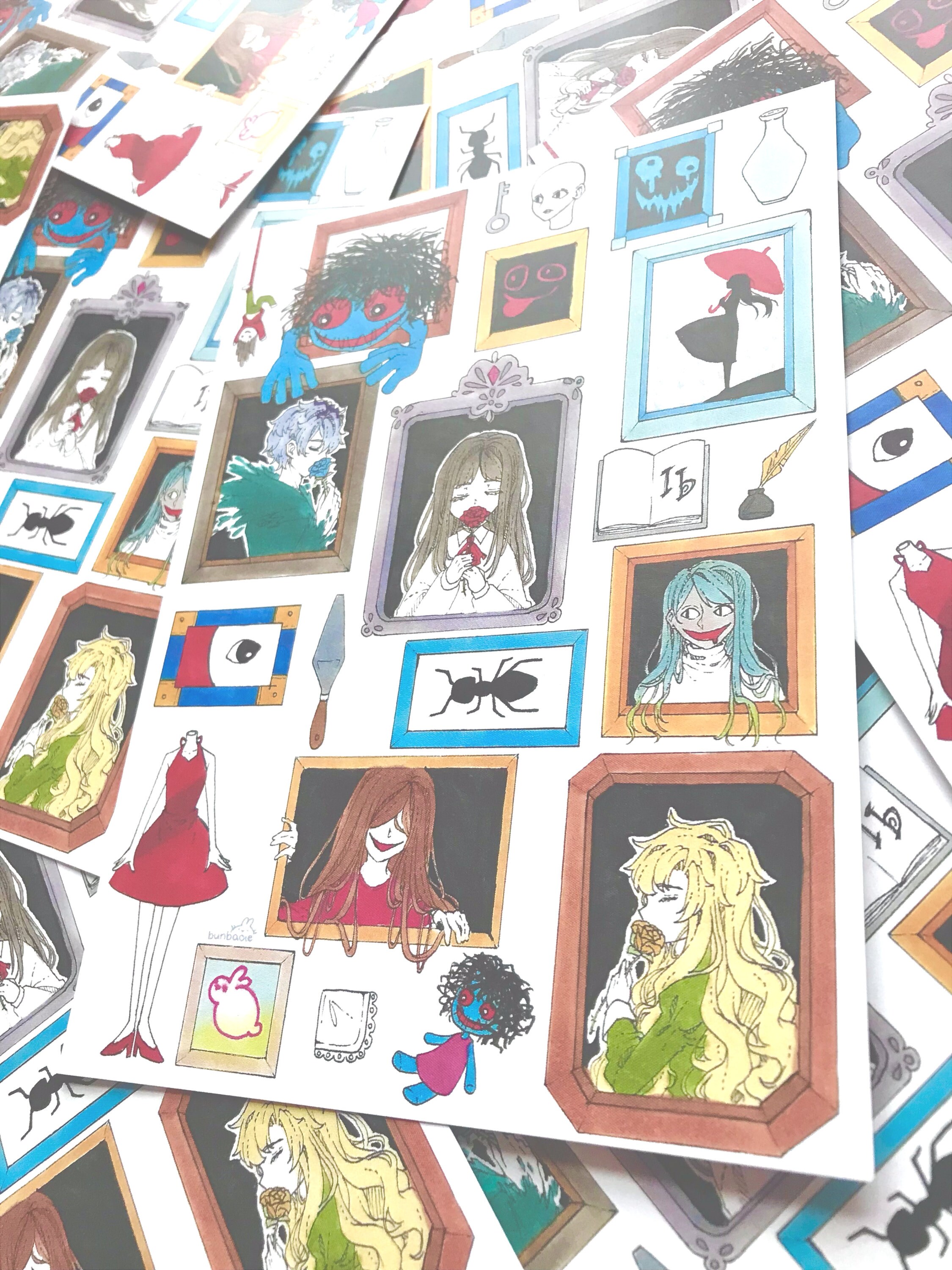 Ib RPG Horror Game Mini Print - Etsy