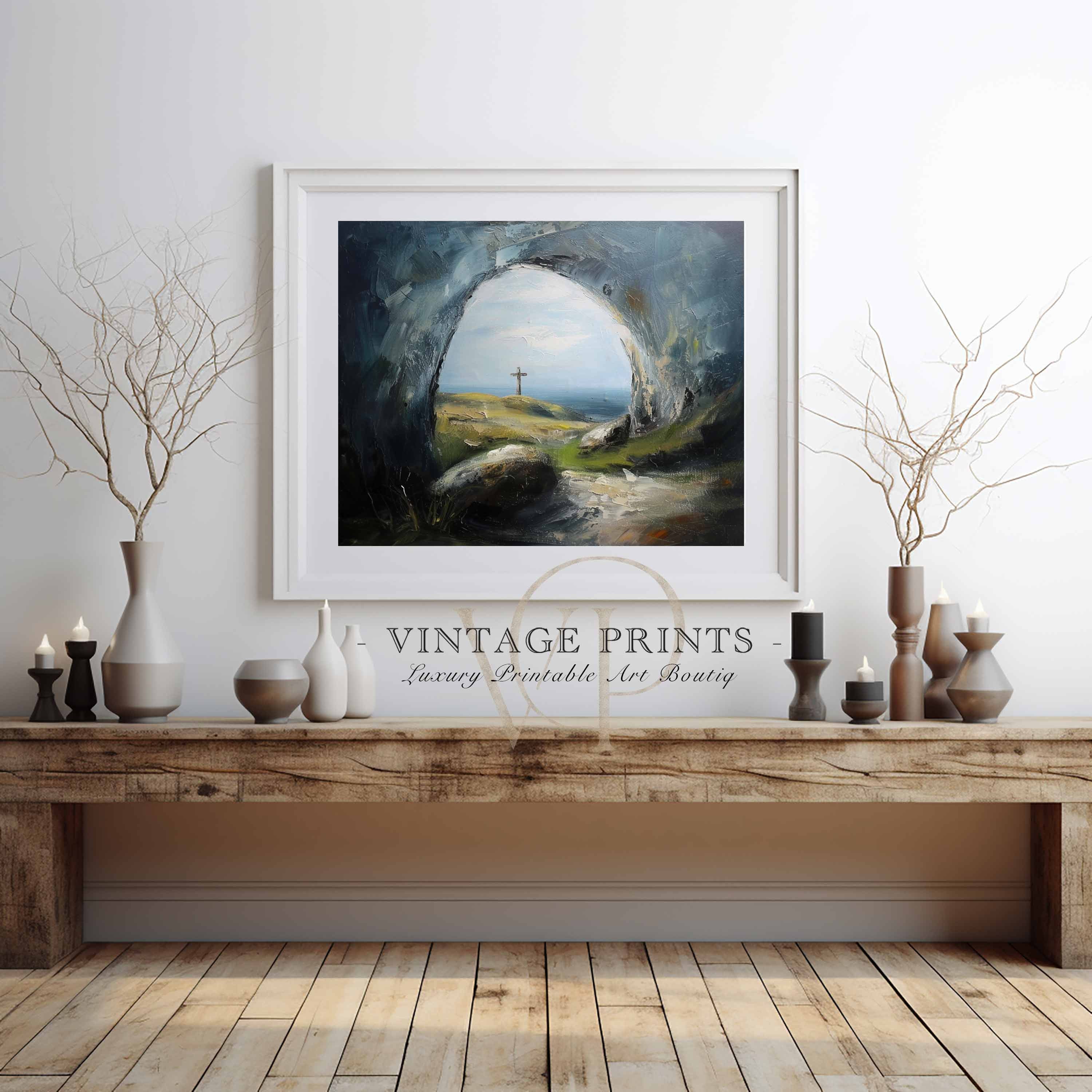 Portal to Redemption | Rugged Cross Outlook | Seascape View | Symbol of ...