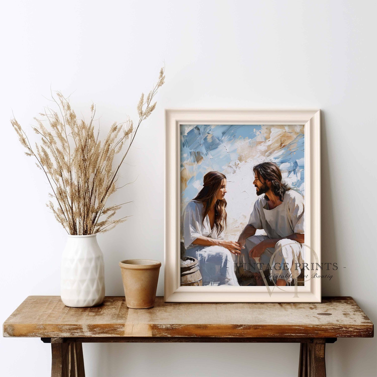 Divine Encounter | Christ and the Samaritan Woman | Spiritual Encounter ...