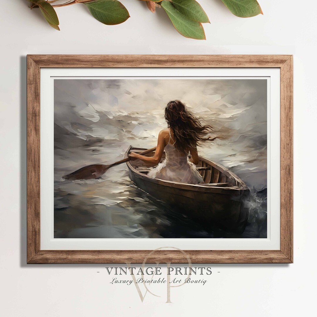 Christ With Me Through the Storm | Serene Nautical Christian Art ...