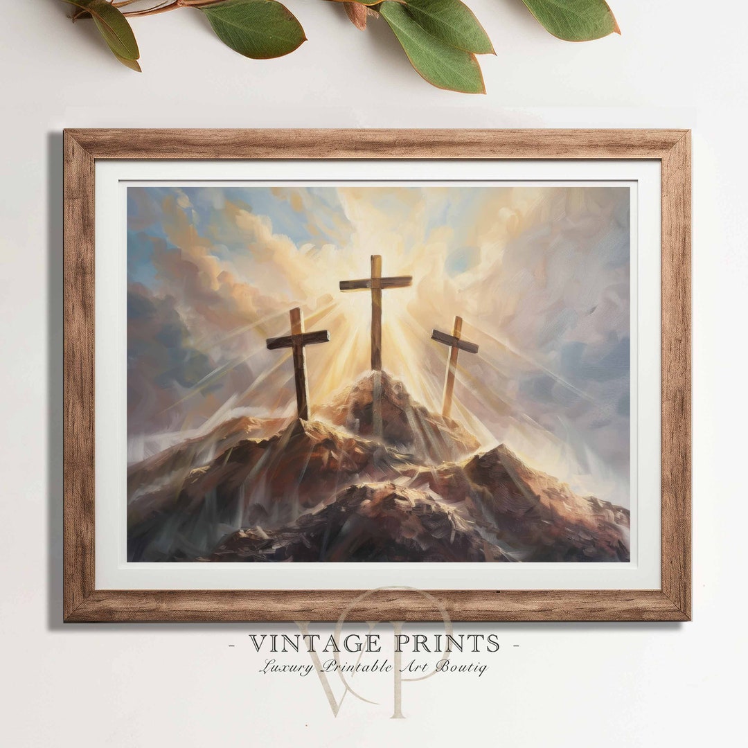 Calvary's Radiance | Triumphant Cross | Mount of Salvation ...