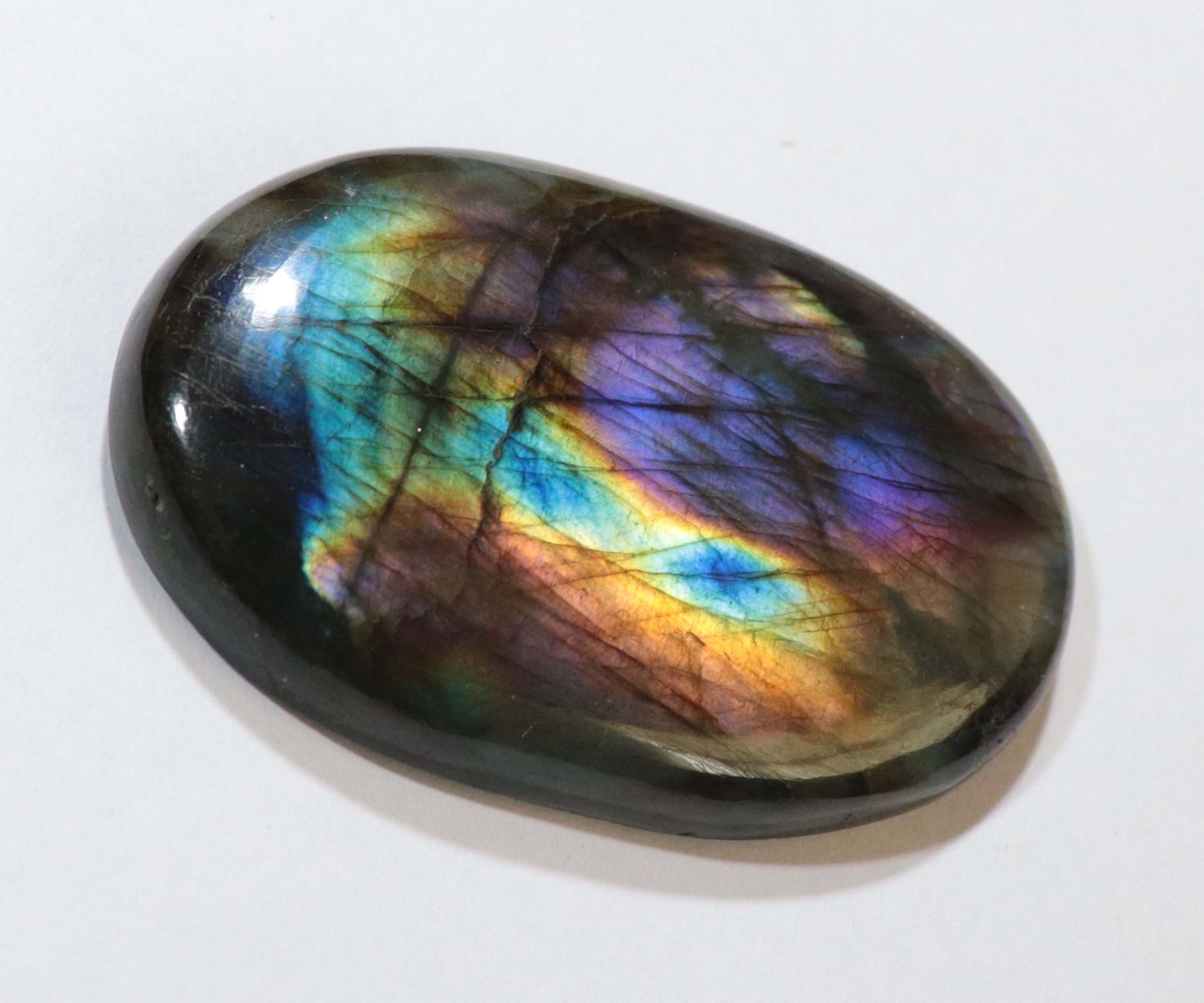 Labradorite Purple Multi Fire Mix Shape Cabochon Smooth Flat Bottom ...