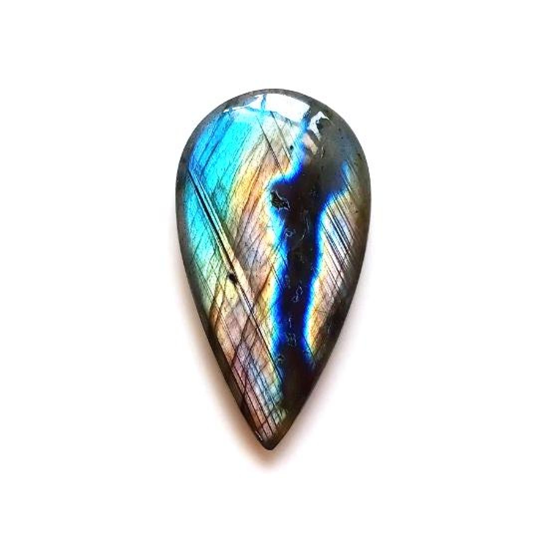 Labradorite Multi Fire Mix Shape Cabochon Smooth Flat Bottom Jewelry ...