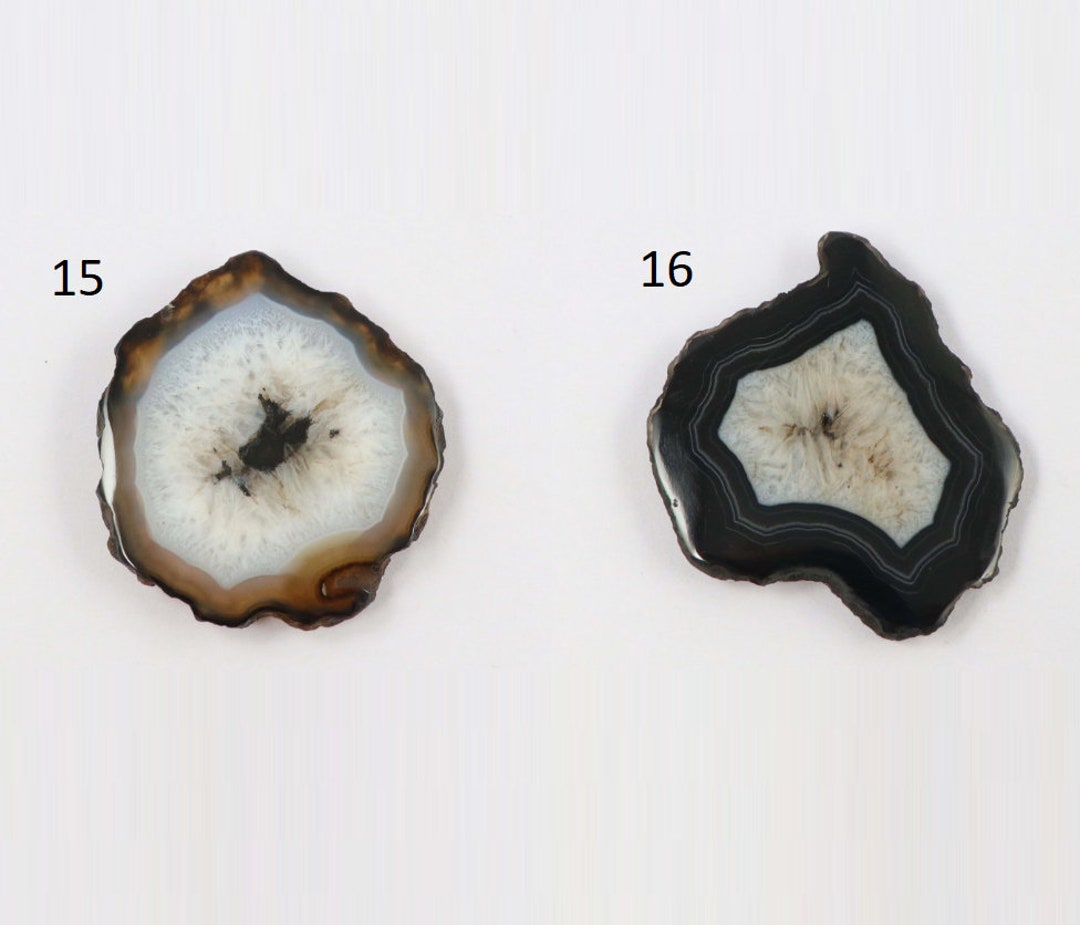 Solar Quartz Slice Gemstone Rough Cut Smooth Cabochon Smooth Flat ...