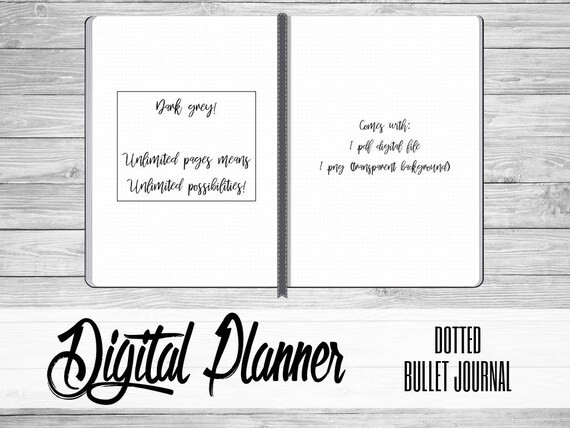 Digital DOT Bullet Journal for Ipad | Etsy