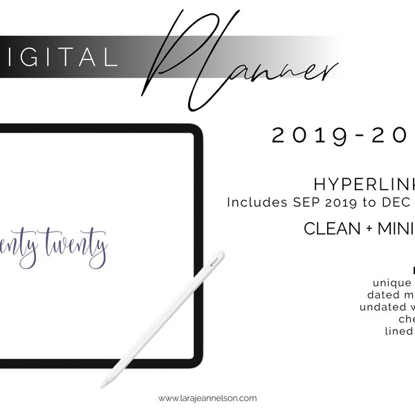 Goodnotes Planner 2020 - Etsy UK