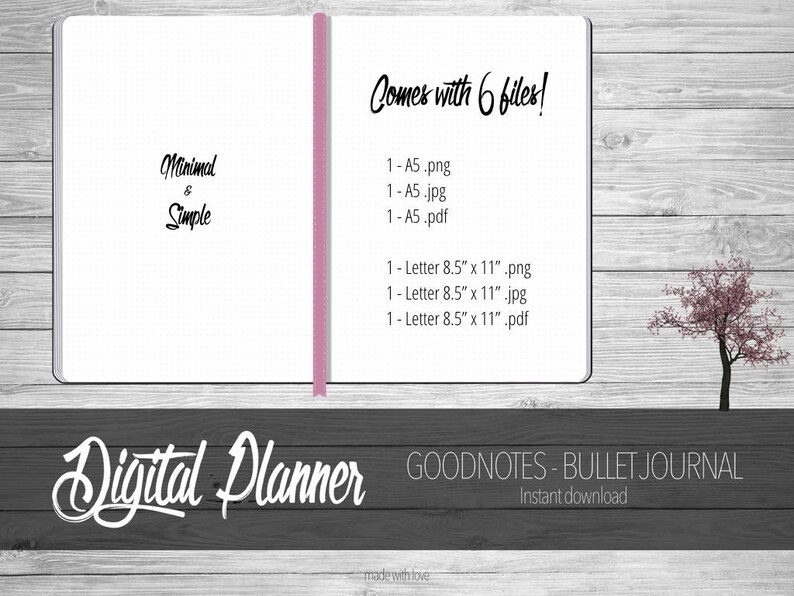 Digital DOT Bullet Journal for iPad - Etsy