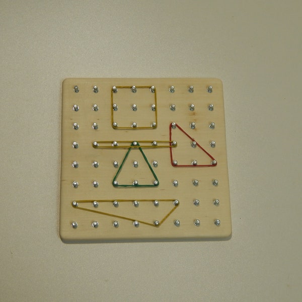 Wood Geoboard - Etsy