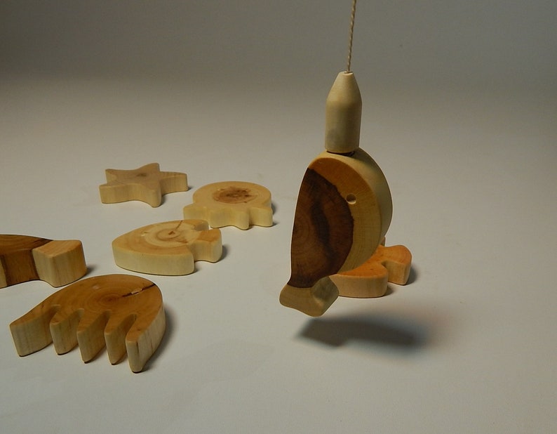 Wooden Fishing Game Toys Magnetic 7 Fishes Fishing Toy - Etsy
