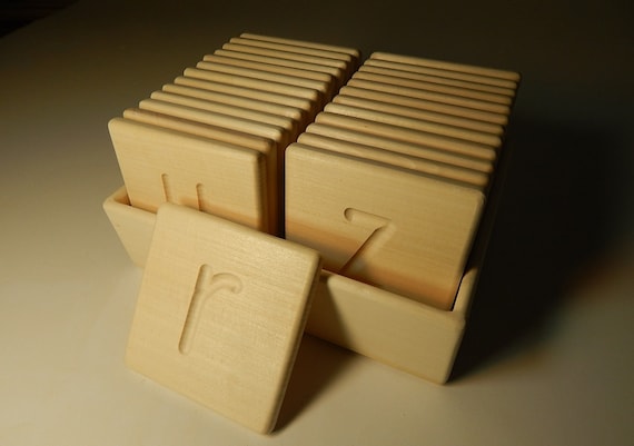 Big Alphabet Tracing Cards Printed Tracing Alphabet Wood Card | Etsy