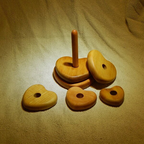 Wood Stacking Toy - Etsy