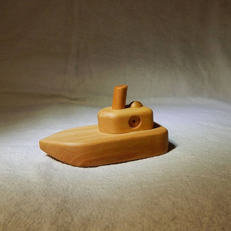 Wooden Toy Boat - Etsy