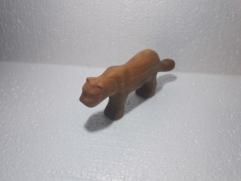 Wood Tiger Toy Waldorf Animal Wooden Sculpture - Etsy