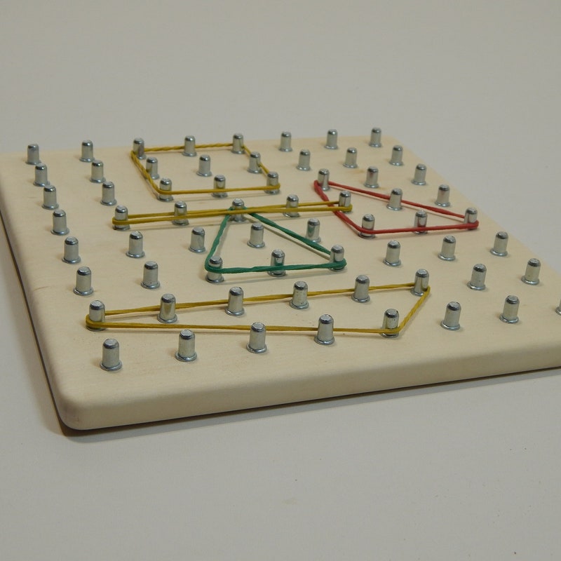 Wood Geoboard - Etsy