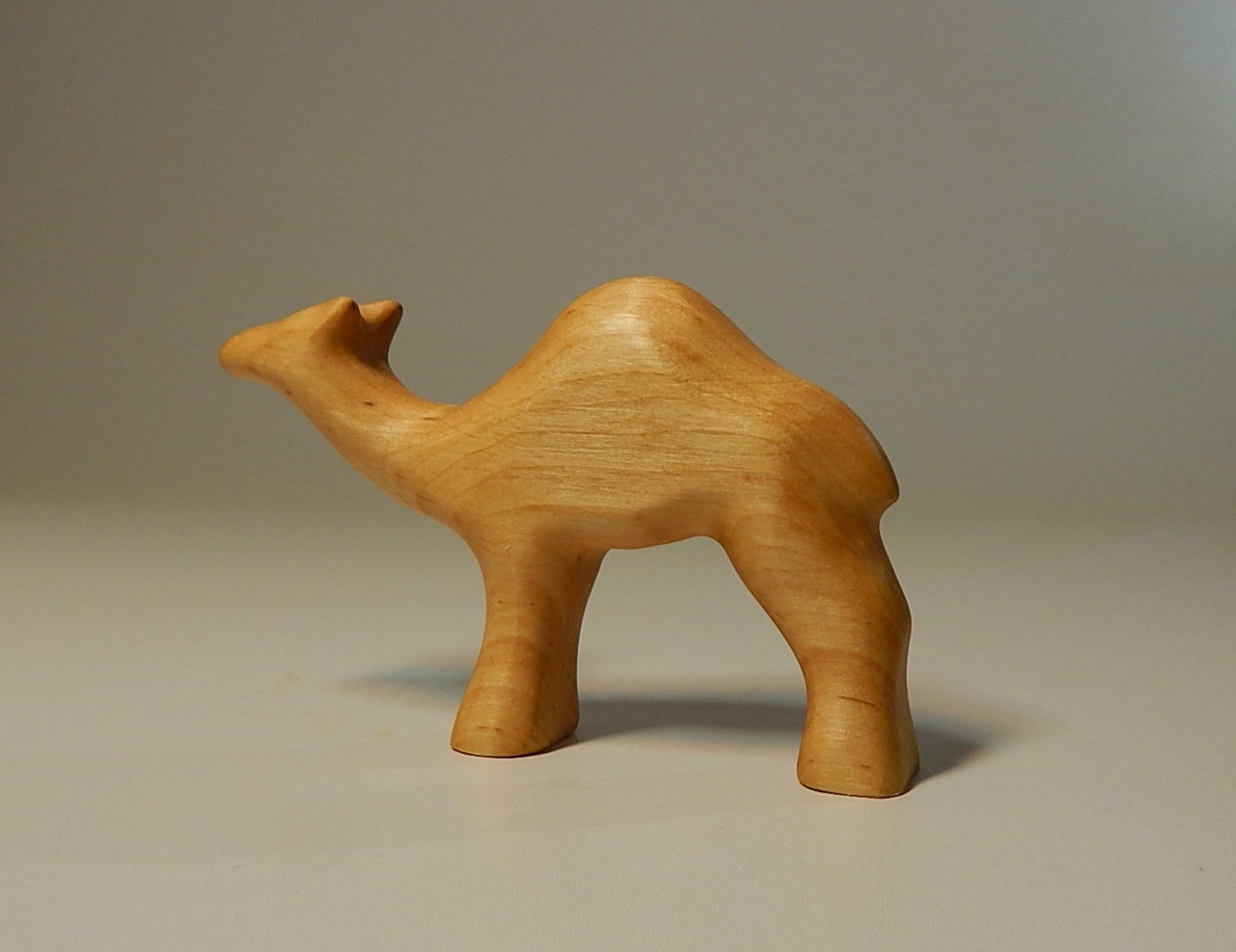 Wood Camel toy Waldorf animal Wooden Sculpture Figurine | Etsy