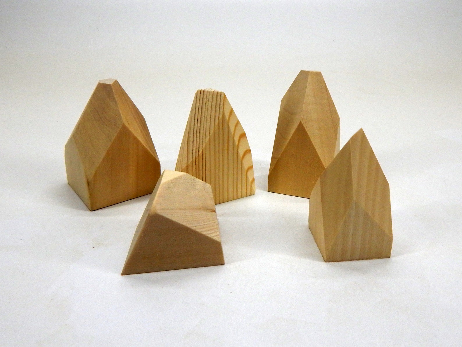 Diy kids project Unfinished wood house shapes Wood buildings | Etsy