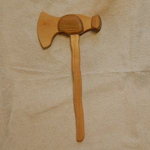 Big Wooden Axe Toy Wood Hammer Toys Camp Hatchet Gift for Boy Waldorf ...