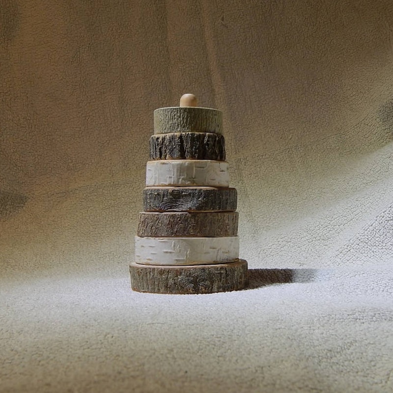Wooden Stacking Toy - Etsy