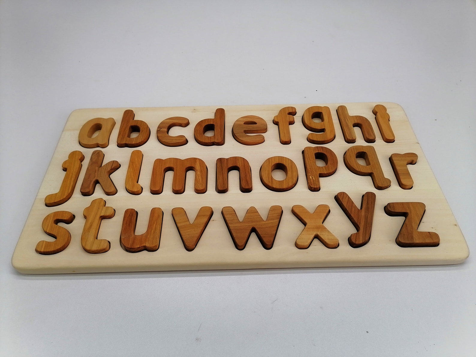 BIG Lower Case Letters From Ukraine ABC English Alphabet Wood | Etsy
