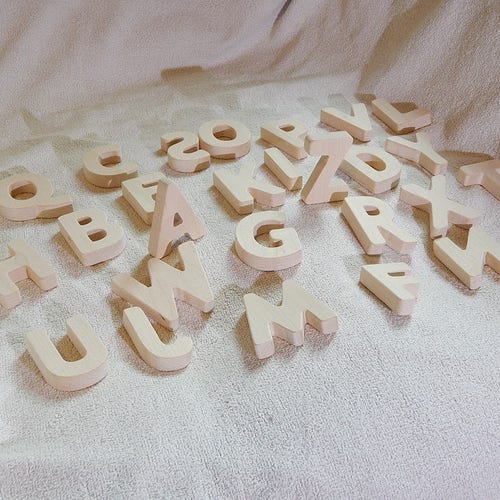 Magnets Letters ABC English Wooden Alphabet Wood Magnetic - Etsy