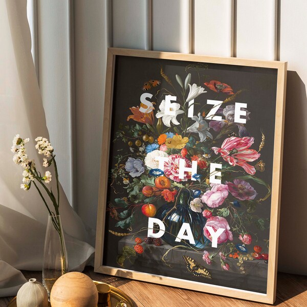 Carpe Diem Poster - Etsy