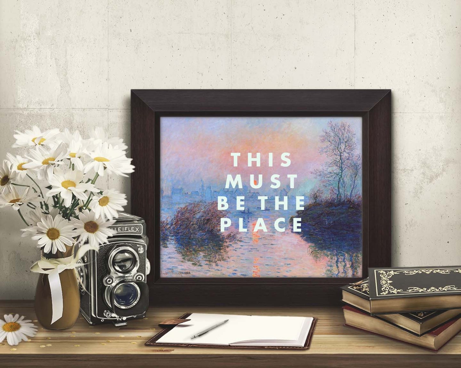 This must be the place print Talking Heads Print Art Print | Etsy