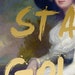 STAY GOLD Quote Print Girl Gift Classic Art Print Large - Etsy