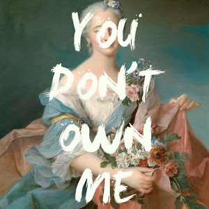 You Don't Own Me Art Print, Feminist Wall Art, 16x20, Feminism Art ...