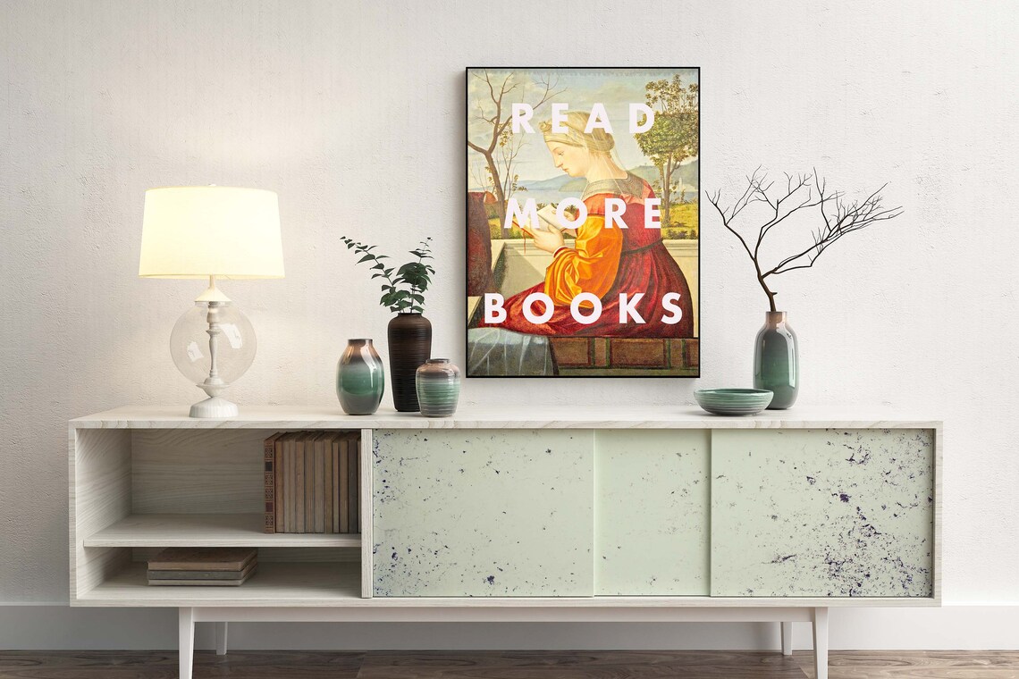 READ MORE BOOKS Print Reading Print Literary Book Lover - Etsy