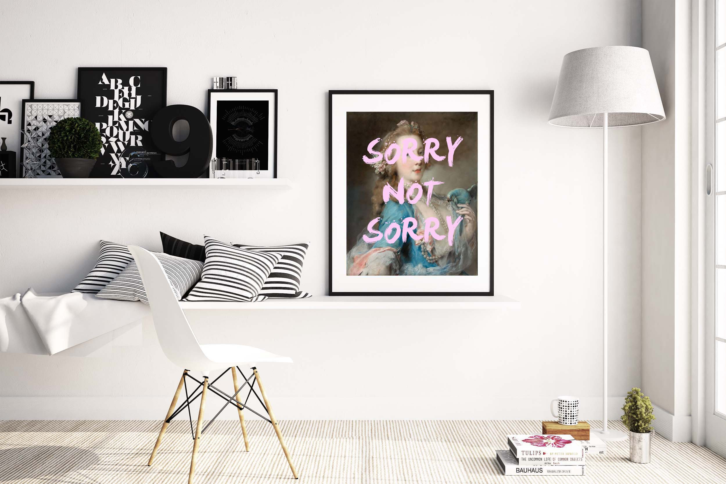 SORRY NOT SORRY Quote Print, Art Print, Pop Art,funny Art Print ...