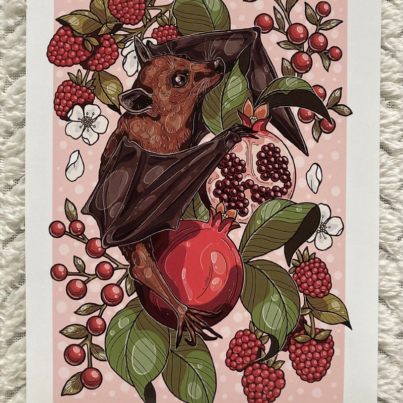 Bat Art Print - Etsy