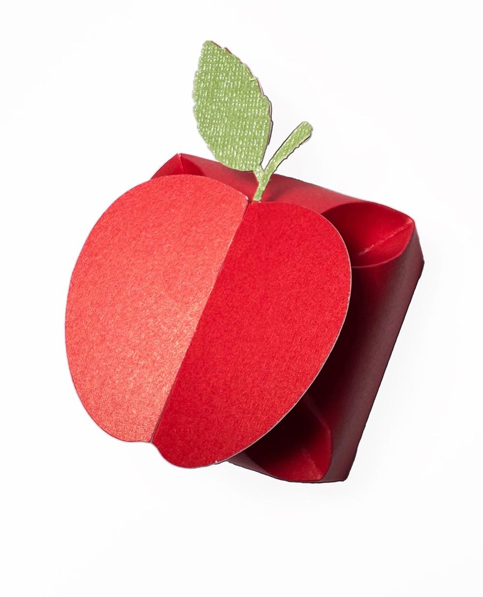 Apple Petal Treat Gift Box Digital Cut File for Silhouette, Cricut and ...