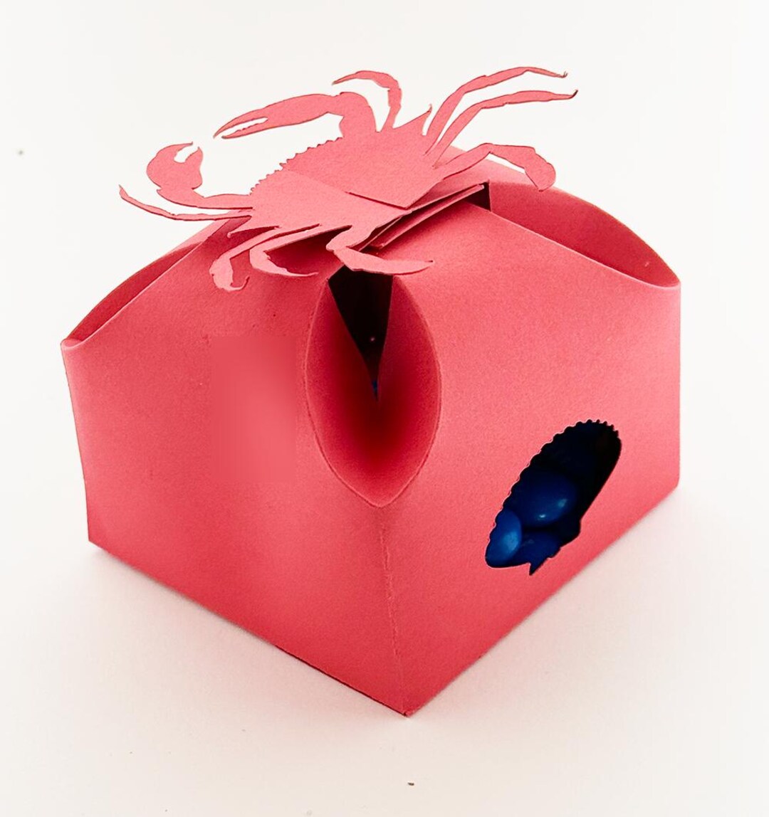Interlocking Crab Petal Box for Silhouette, Cricut and Other Die ...