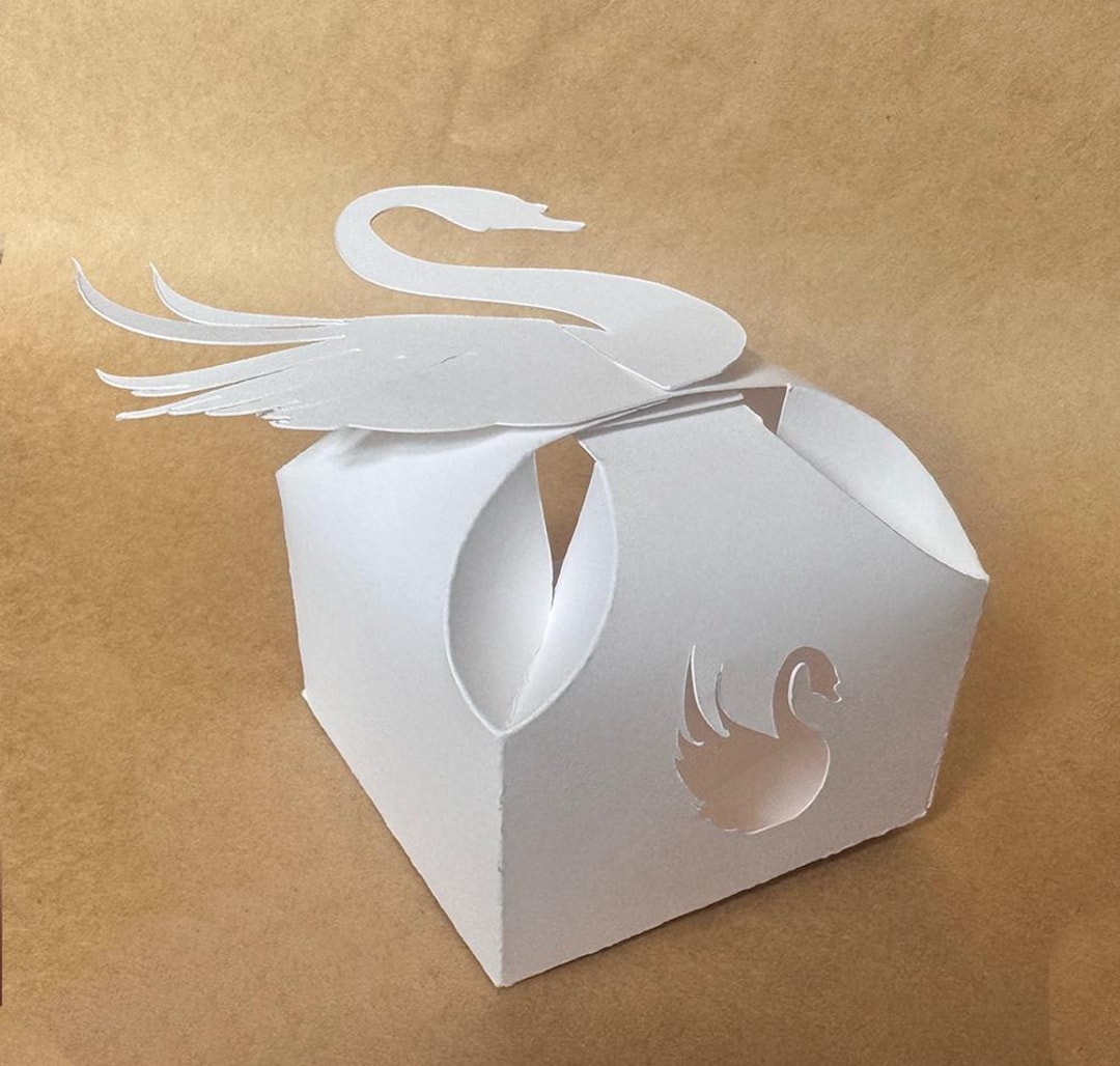 Swan Petal Box - Etsy