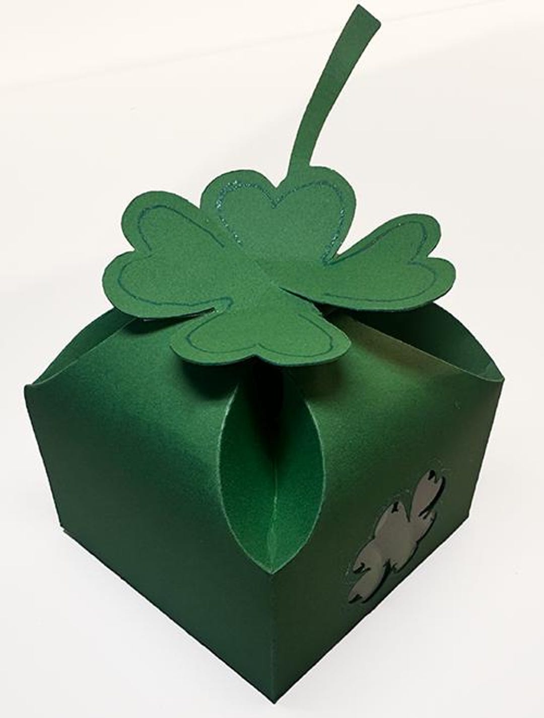 Clover Shamrock Petal Box Template for Silhouette, Cricut and Other Die ...