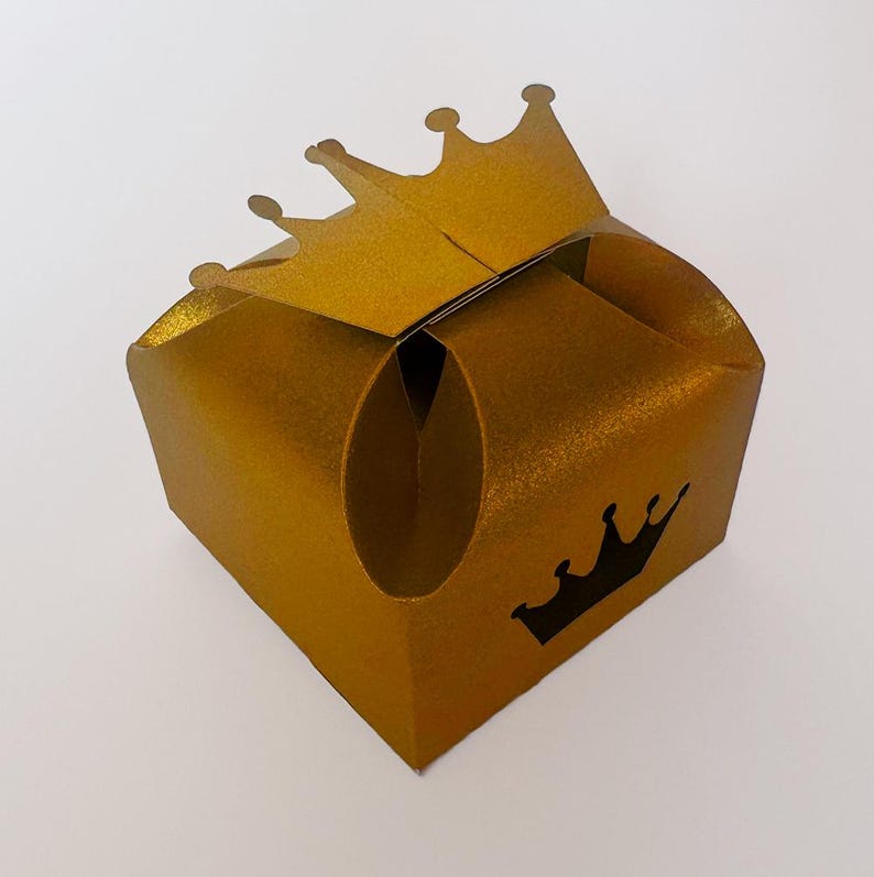 Crown Petal Truffle Box Template Svg and Silhouette Cameo File for Die ...