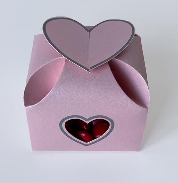 Heart Petal Truffle Box SVG for Silhouette, Cricut and Other Die ...
